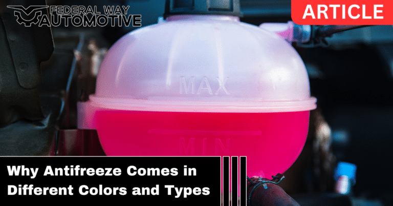 Why Antifreeze Comes in Different Colors and Types